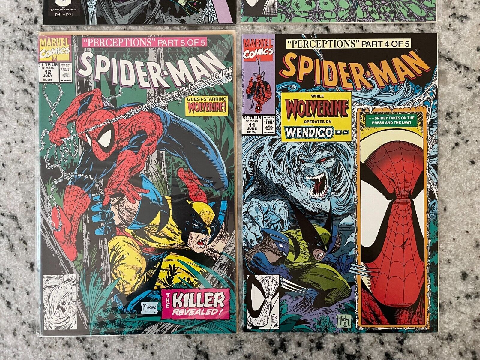 Lot Of 4 Spider-Man Marvel Comic Books # 11 12 13 14 VF/NM Venom ...