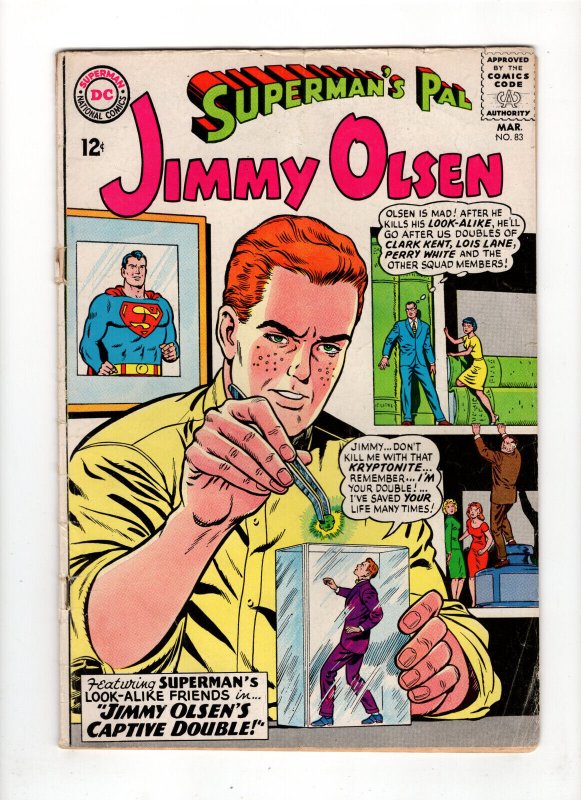 Jimmy Olsen: Superman's Pal #83 (1965 DC Comics) | Comic Books - Silver ...