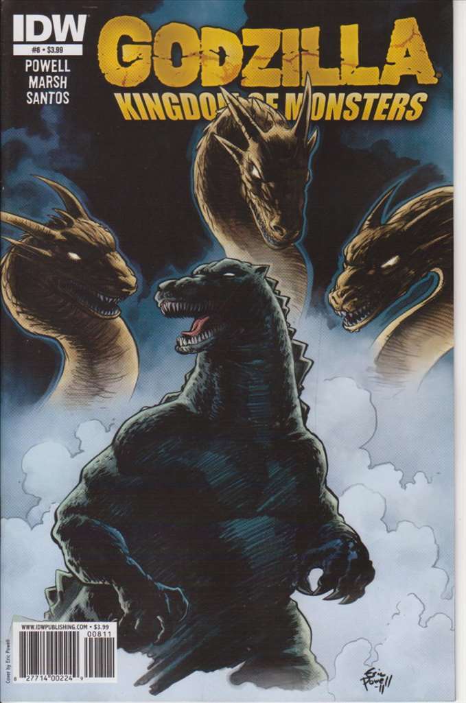 Godzilla: Kingdom of Monsters #8A VG ; IDW | low grade comic Ghidorah ...