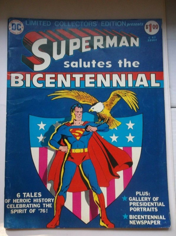 DC Limited Collectors' Edition: Superman Salutes the Bicentennial, 1976 ...