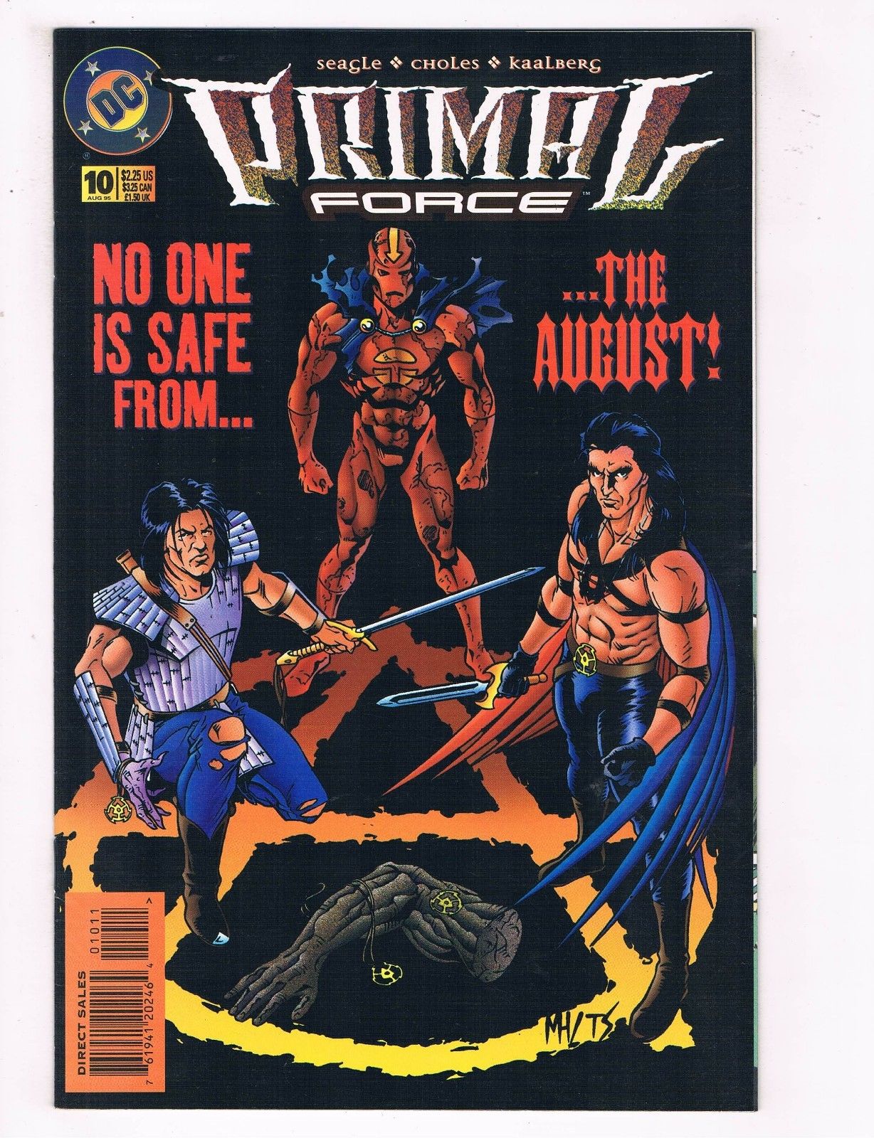 Primal Force #10 VG/FN DC Comics Comic Book Seagle Aug 1995 DE38 AD11 ...