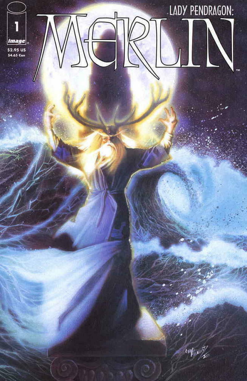 MERLIN #1, NM-, Lady Pendragon, Image, 2000 more in store | Comic Books ...