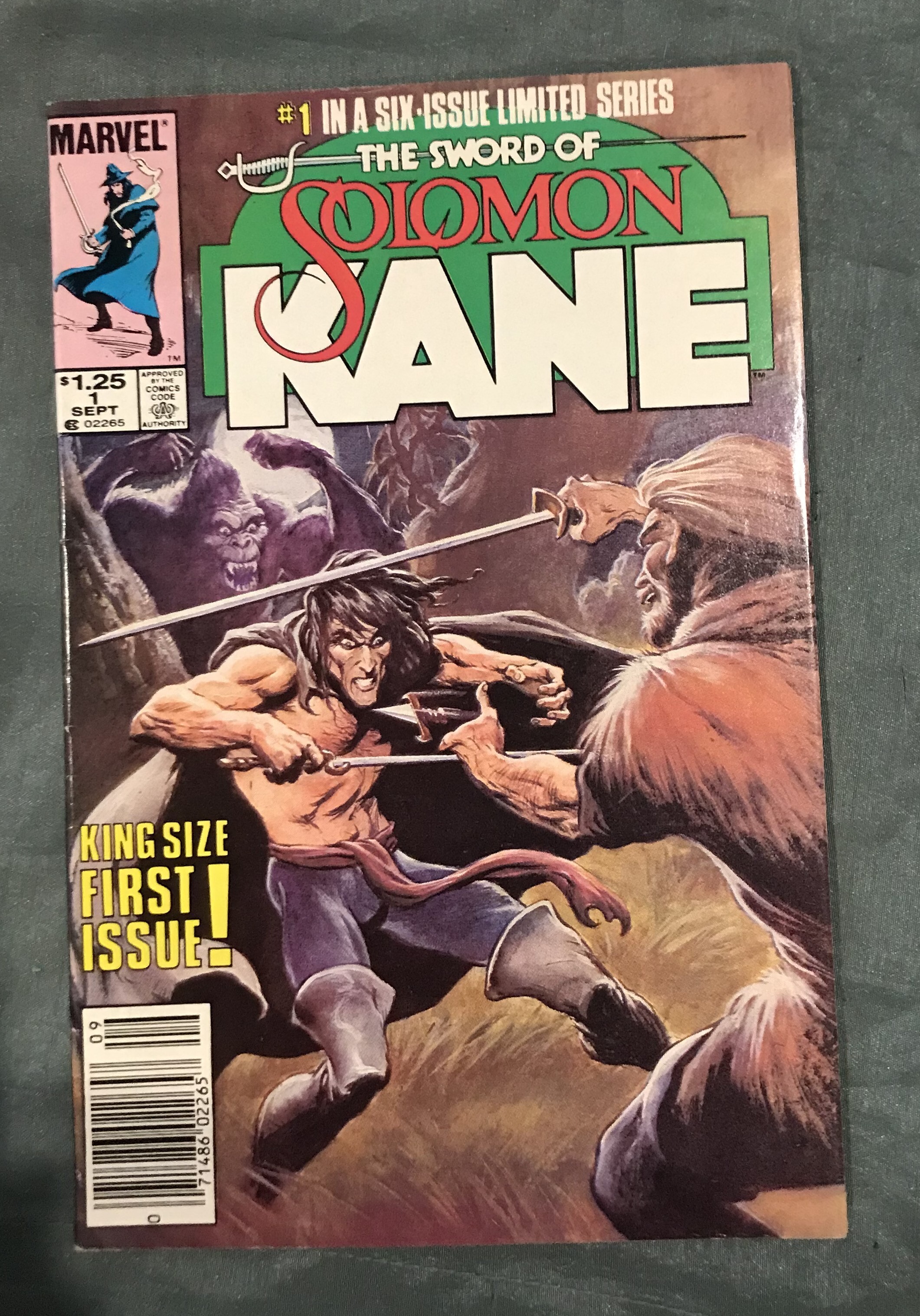 The Sword of Solomon Kane #1 (1985) | Comic Books - Copper Age, Marvel ...