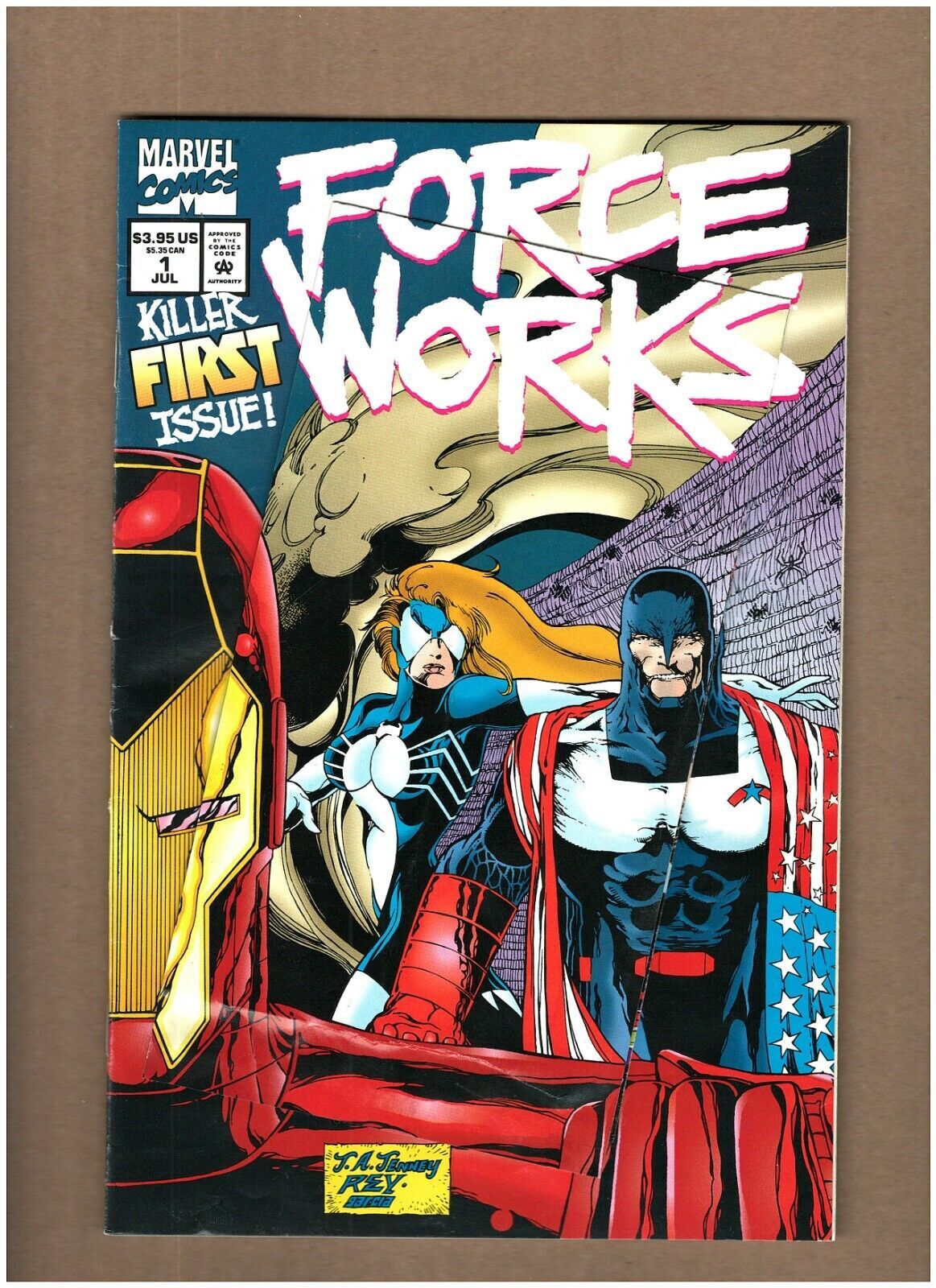 Force Works #1 Marvel Comics 1994 Iron Man Spider-Woman VF 8.0 | Comic ...