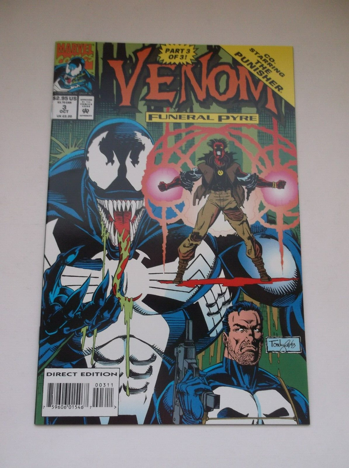 Marvel: Venom: Funeral Pyre #1 – 3, Complete Set, 3rd Movie, Hot, 1993 ...