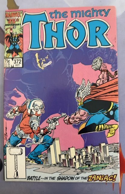 Thor #372 VF- (1986) 1st appearance of the Time Variance Authority ...