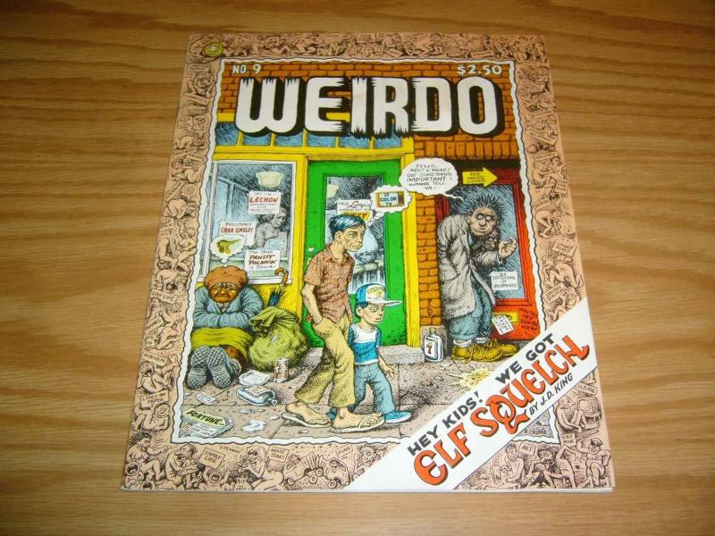 Weirdo #9 VG (1st) print - JOHN K. OF SPUMCO pokes fun at flintstones ...