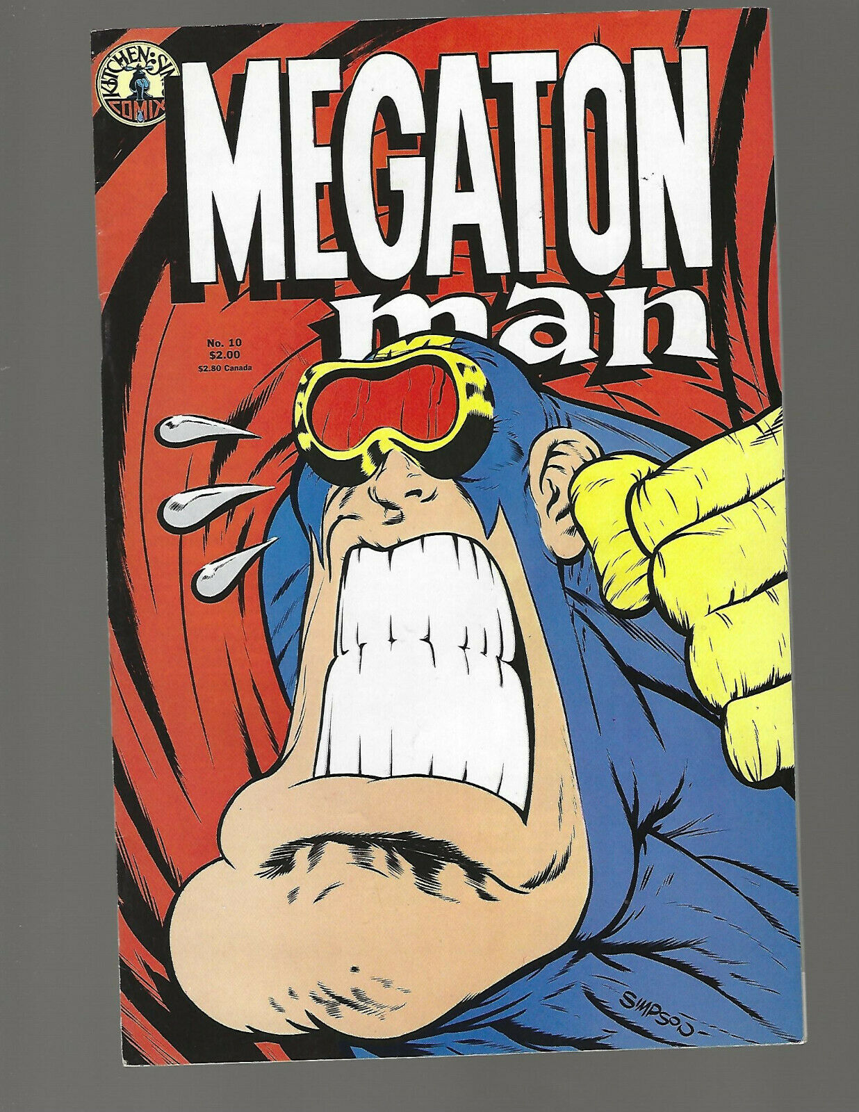 Megaton Man #10 | Comic Books - Copper Age, Kitchen Sink / HipComic