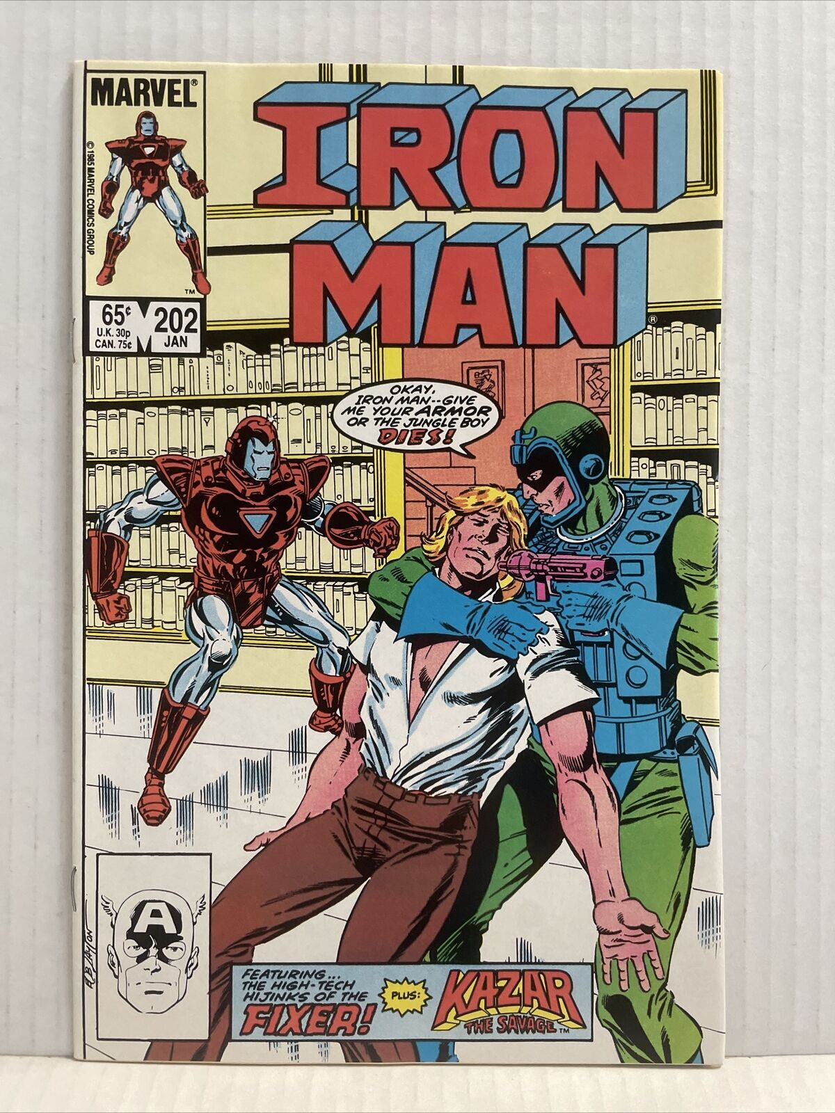 Iron Man #202 | Comic Books - Copper Age, Marvel, Iron Man / HipComic