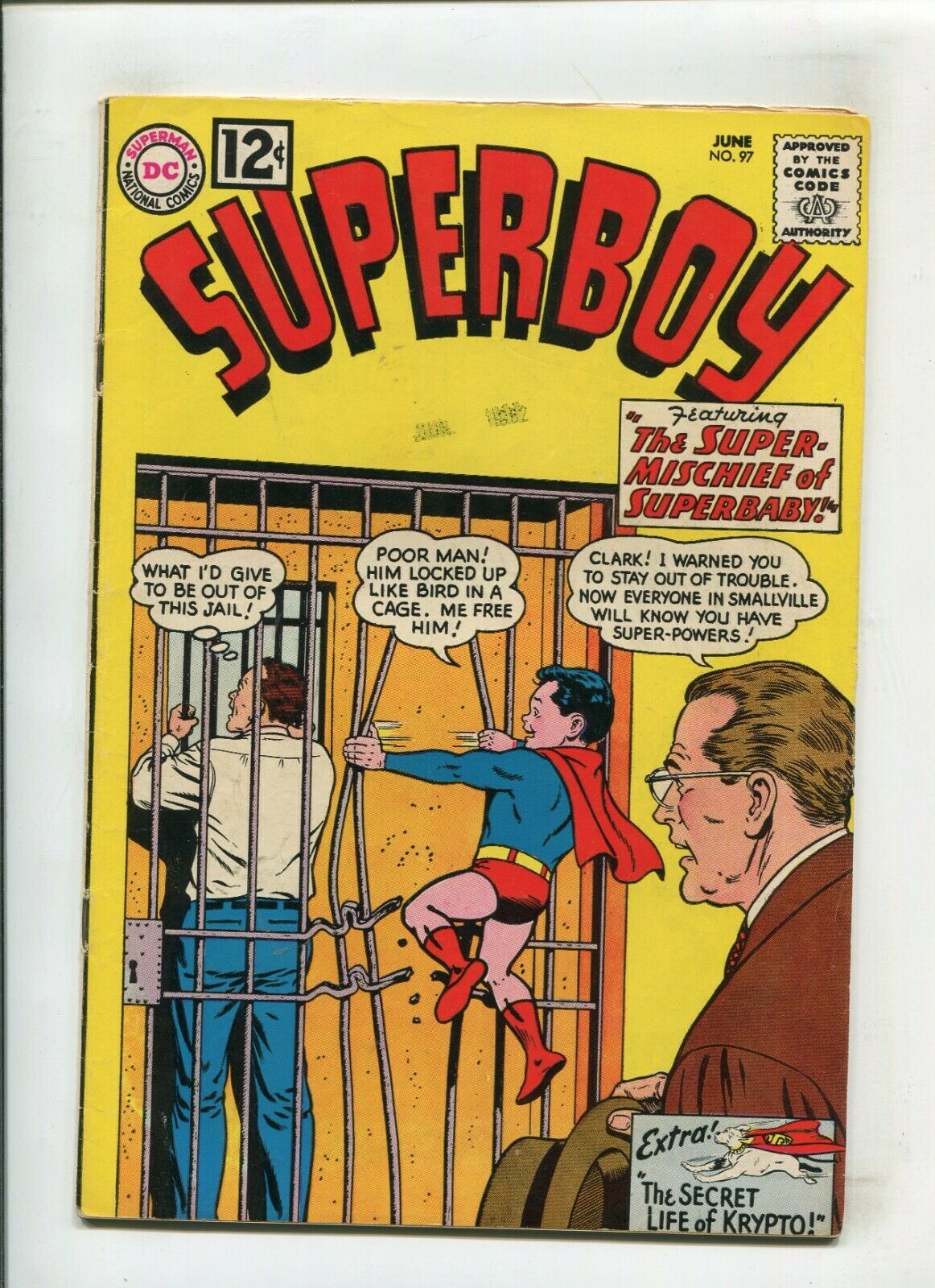 Superboy #52 (4.0) 1st Silver Age!! 1956 | Comic Books - Silver Age, DC ...