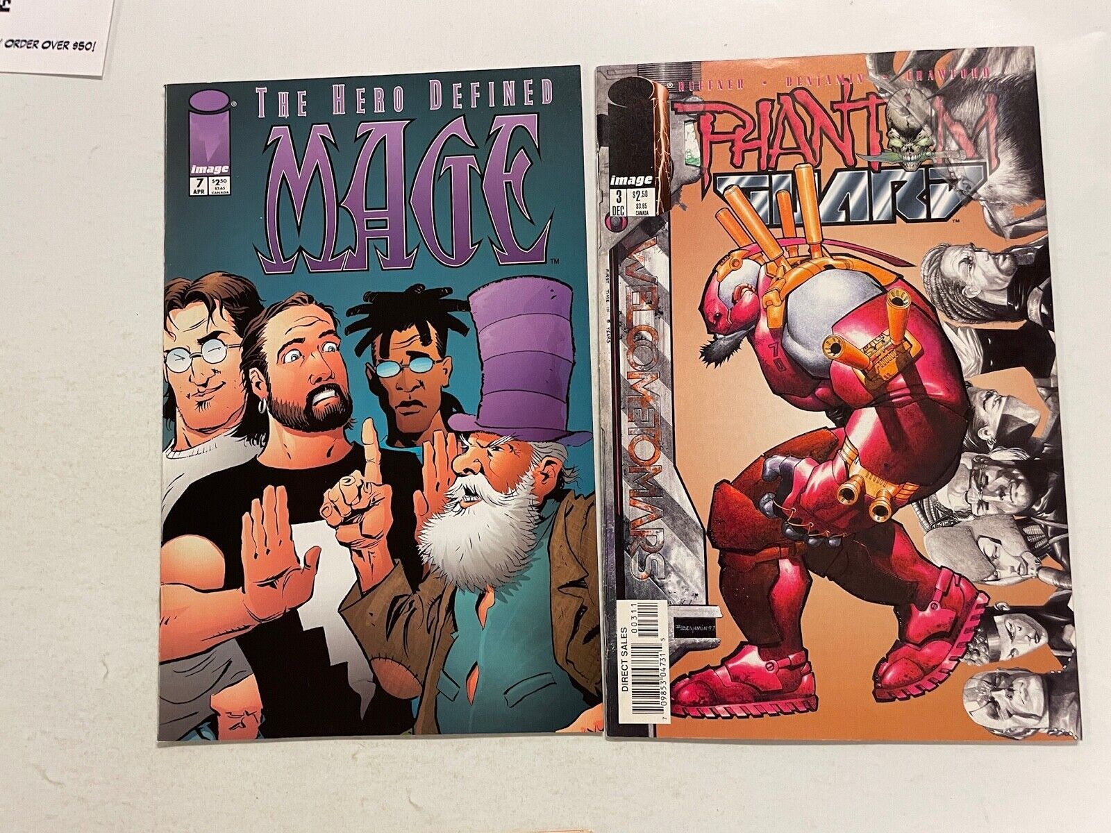 6 Various Comics Man of War #2 Nexus Phantom Guard Mage Next Men KODT ...