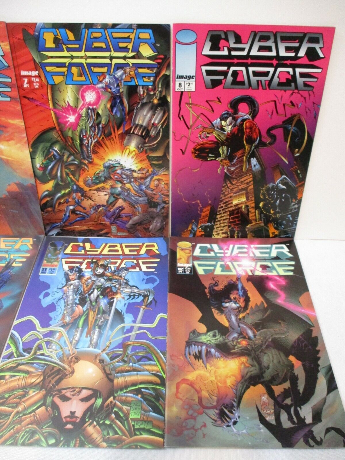 Cyberforce V1 #1-4 & V2 #1-14 Marc Silvestri - Image Comics 1992 ...