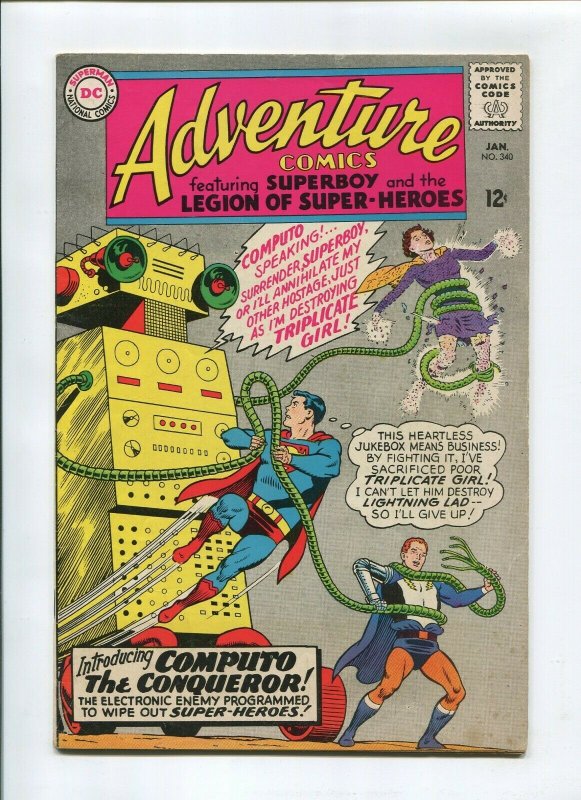 Adventure Comics #340 (5.0) *The Fisherman Collection* Computo the ...