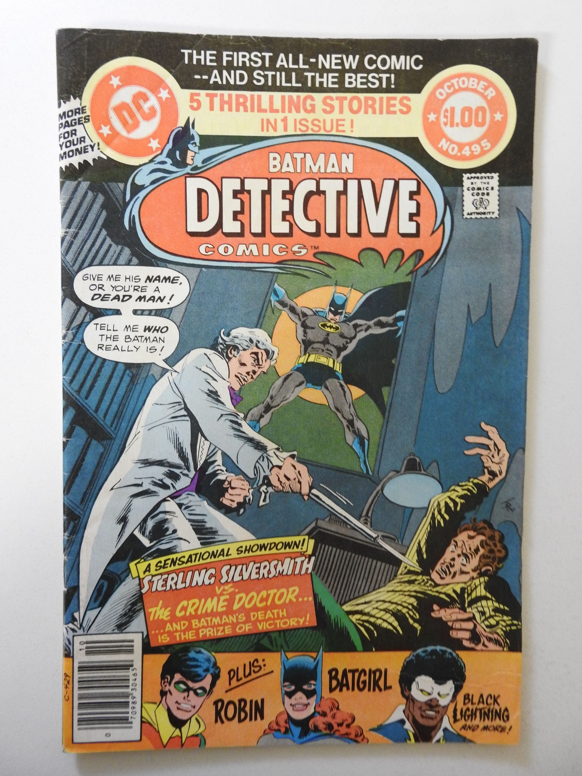 Detective Comics #495 (1980) VG+ Condition stamp bc | Comic Books ...