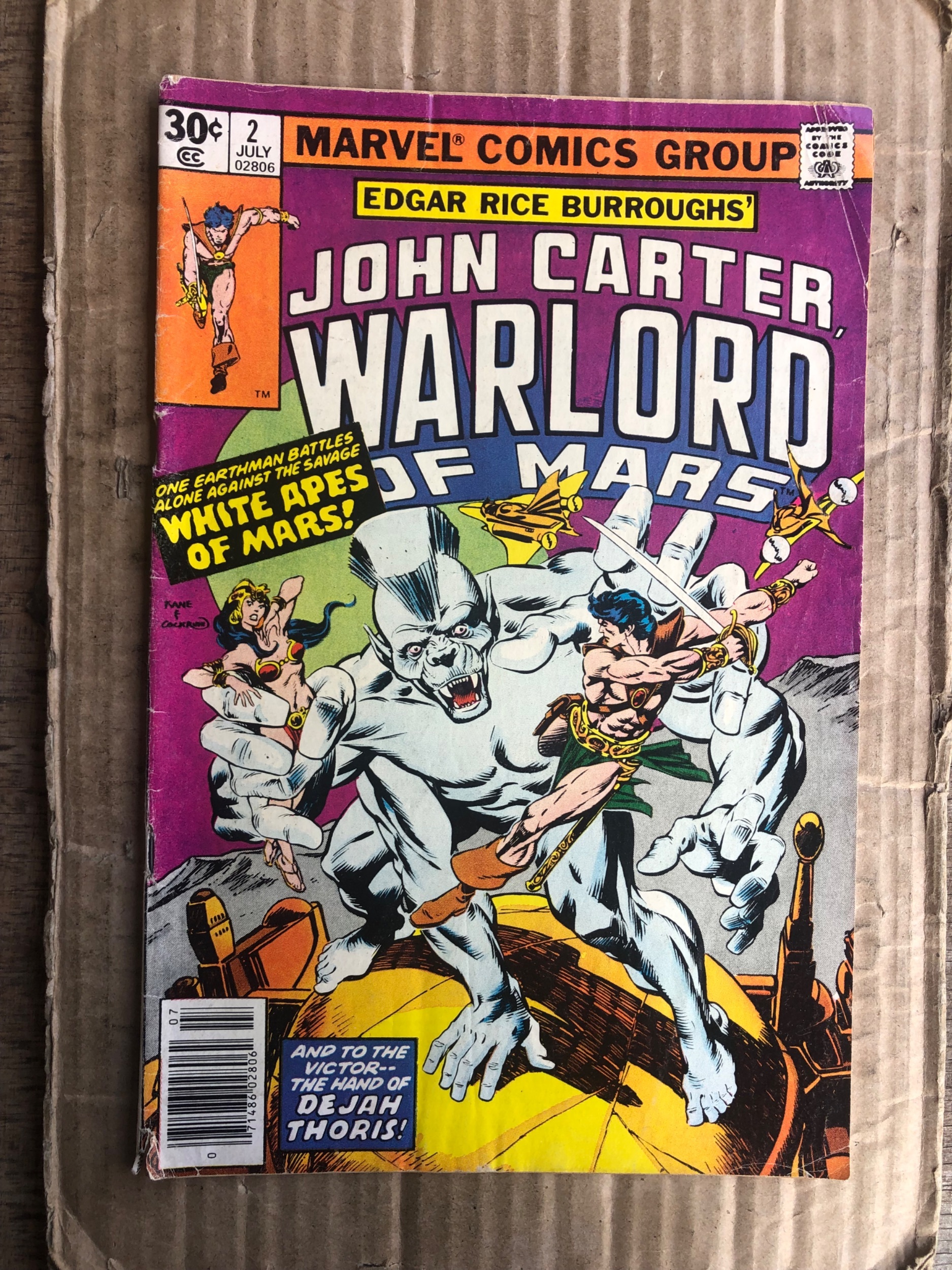John Carter Warlord of Mars #2 (1977) | Comic Books - Bronze Age ...