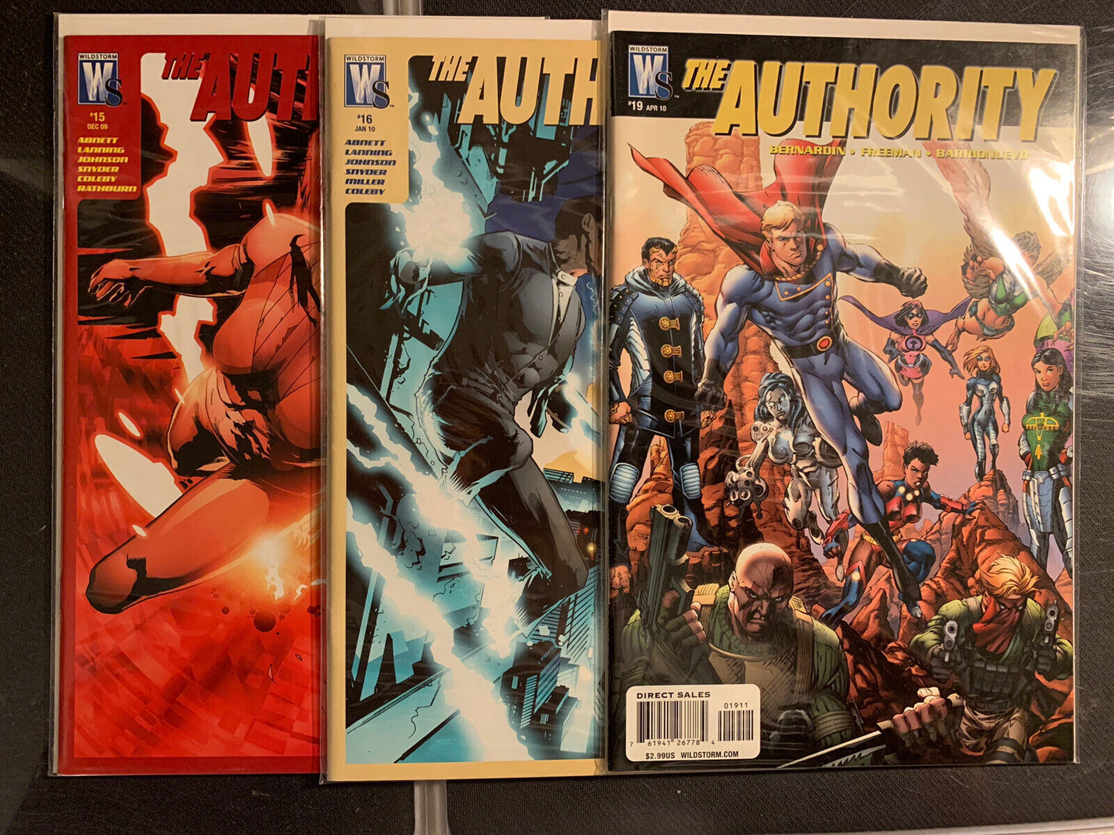 Authority, The (Wildstorm v5 2009) Lot of 10 Diff Comics Abnett Apollo ...