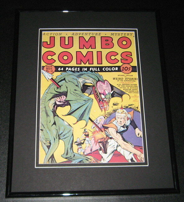 Jumbo Comics #10 Framed Cover Photo Poster 11x14 Official Repro | Comic ...