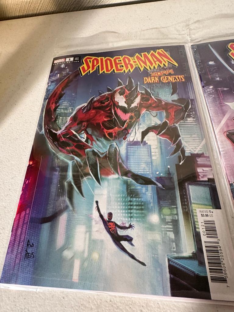 Spider-Man 2099 Dark Genesis #1 2 3 4 5 Connecting Variants Punisher ...