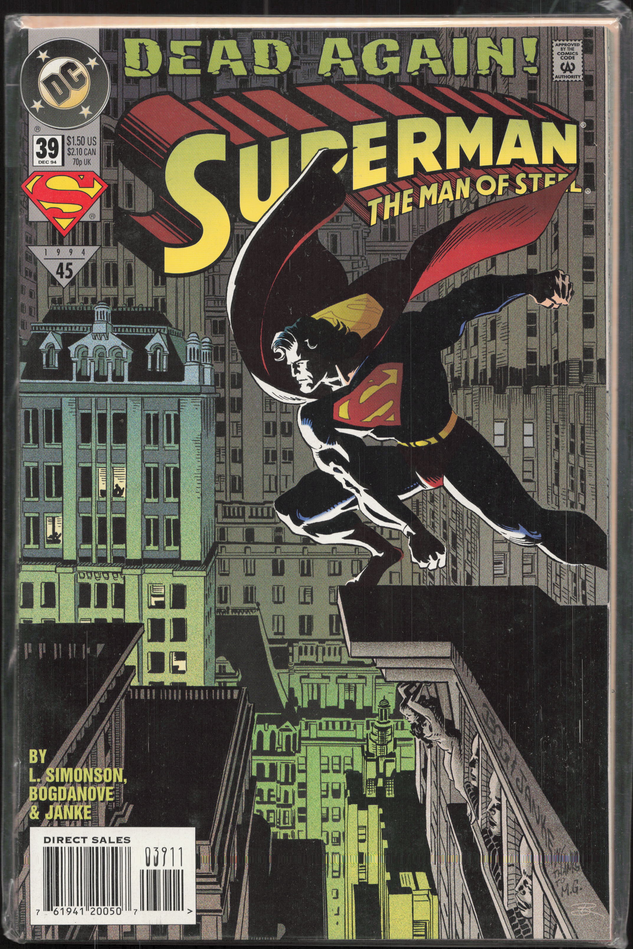 Superman: The Man of Steel #39 (1994) Superman | Comic Books - Modern ...