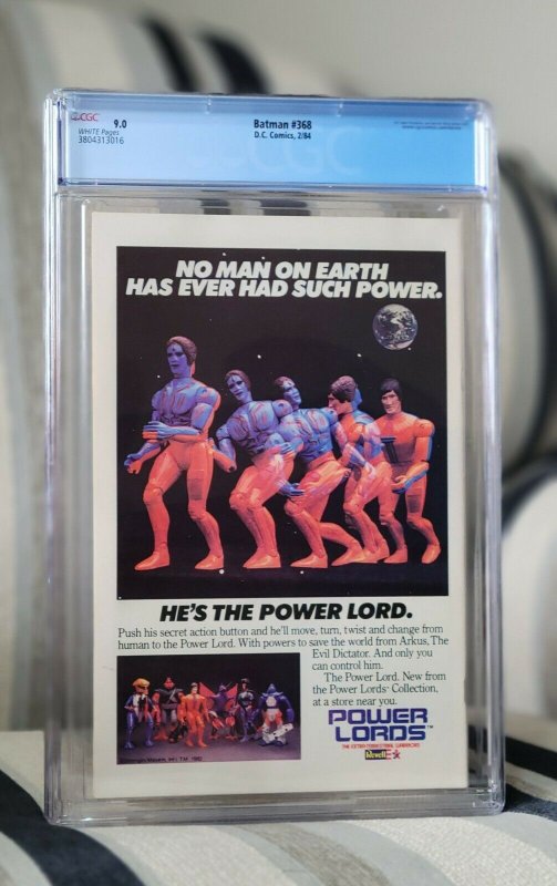 Batman #368 (1984) CGC Graded 9.0 Key Comic, Jason Todd Officially ...