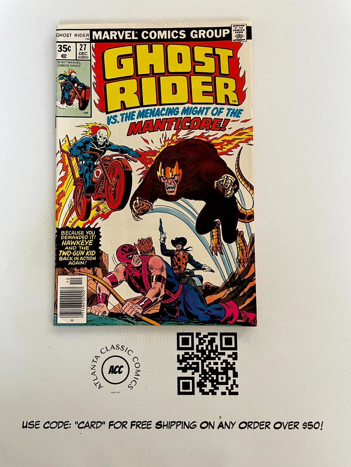 Ghost Rider # 27 NM Marvel Comic Book Avengers Hulk Thor X-Men Hawkeye ...