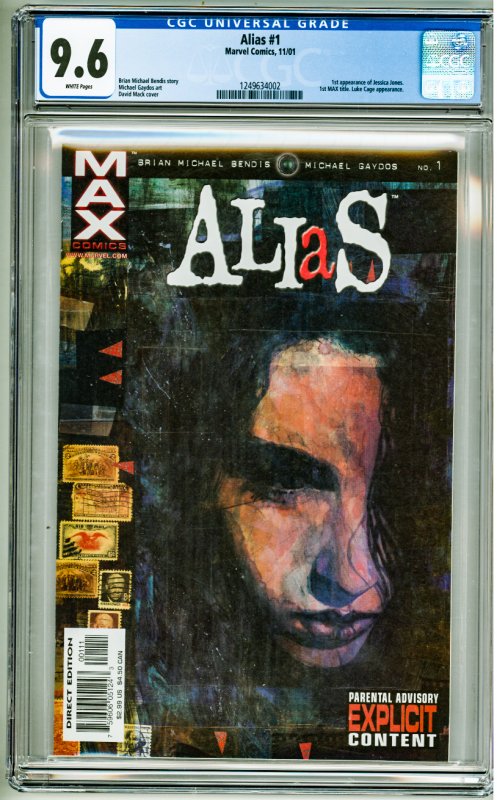 Alias #1 CGC 9.6! 1st Appearance of Jessica Jones! | Comic Books ...