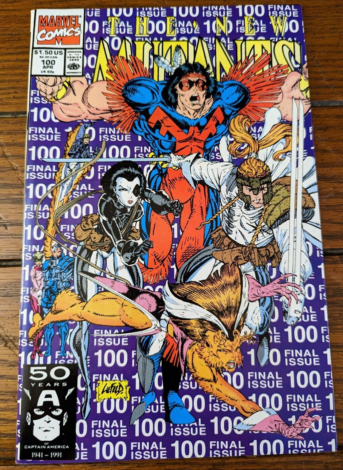 New Mutants #100 NM- 9.2 1st Appearance of Shatterstar and X-Factor Key ...