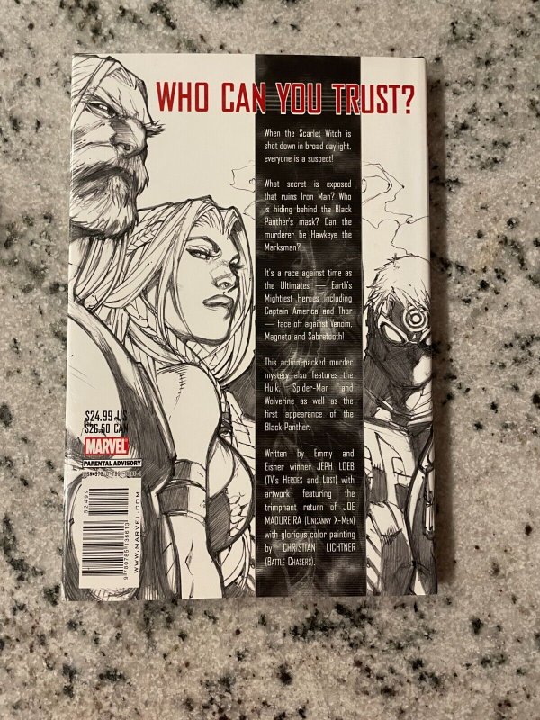 The Ultimates 3 HARDCOVER Graphic Novel Comic Book Who Killed Scarlet ...