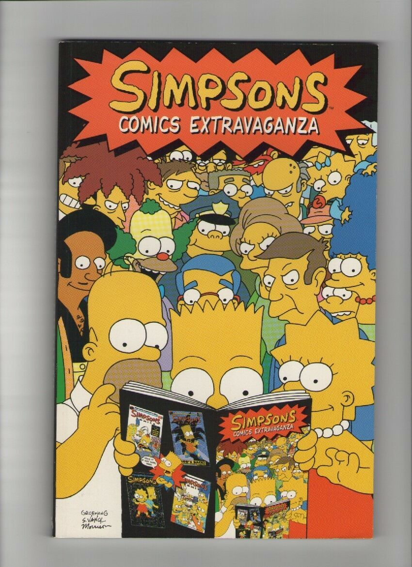Simpsons Comics Extravaganza - TPB Infinity Cover - 1994 (Grade 9.2 ...