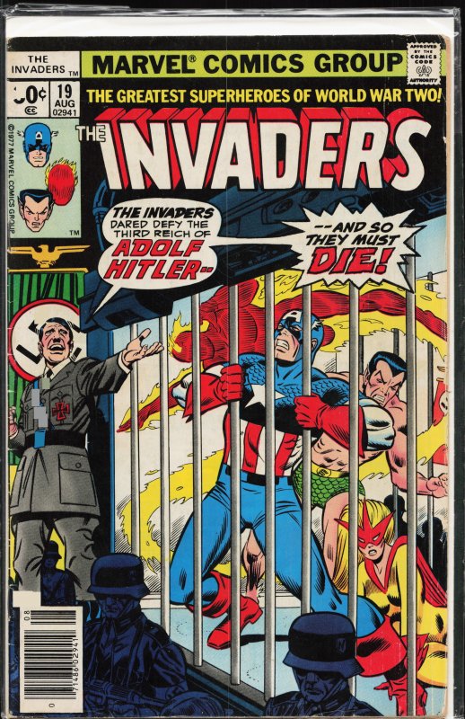The Invaders #19 (1977) The Invaders | Comic Books - Bronze Age, Marvel ...