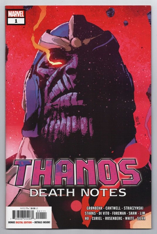 Thanos Death Notes #1 Sorrentino Main Cvr (Marvel, 2022) NM | Comic ...