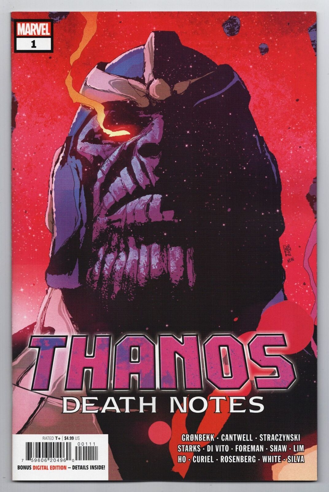 Thanos Death Notes #1 Sorrentino Main Cvr (Marvel, 2022) NM | Comic ...