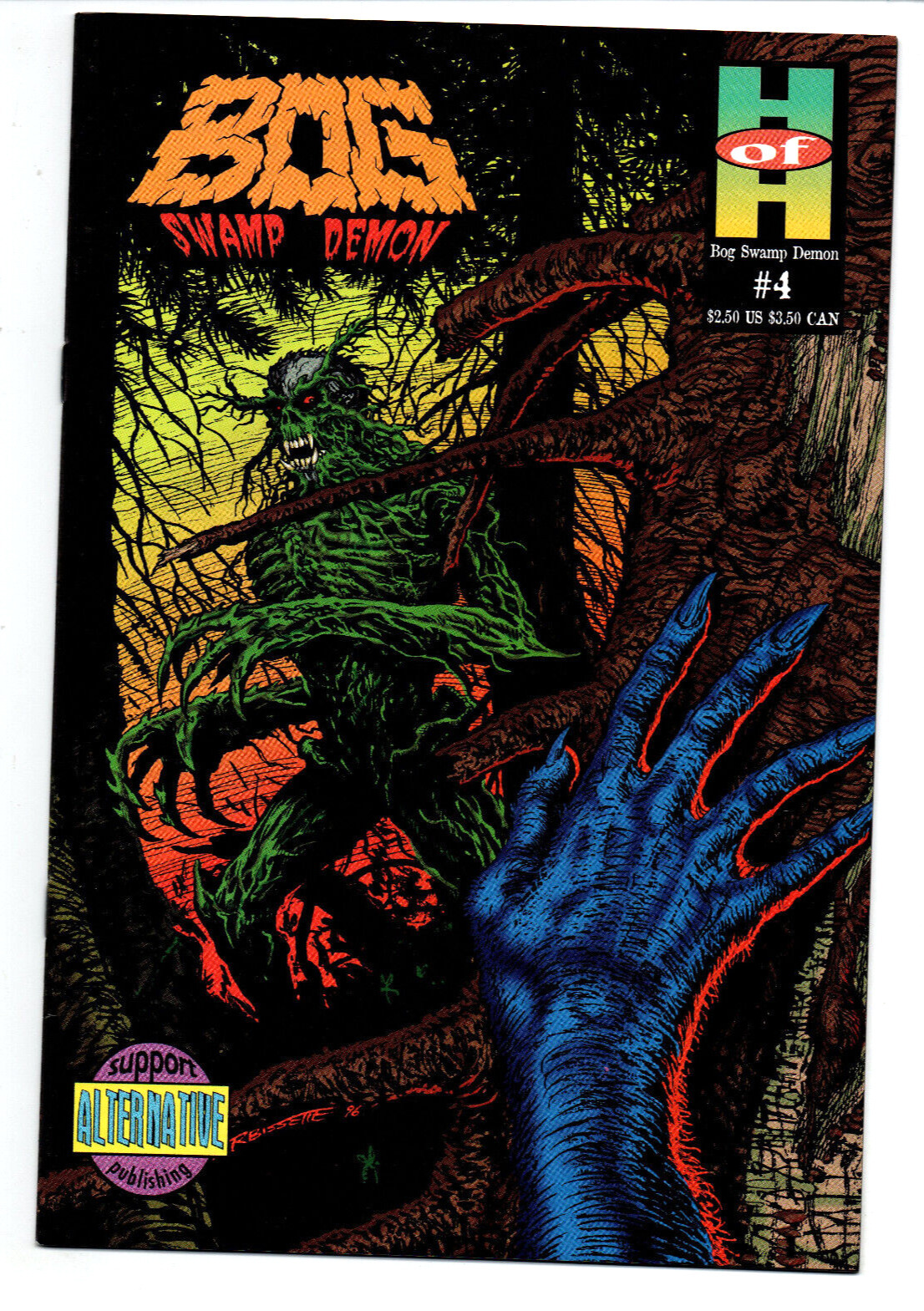 Bog Swamp Demon #1 2 3 & 4 Complete Set - Hall of Heroes - 1996 - NM ...