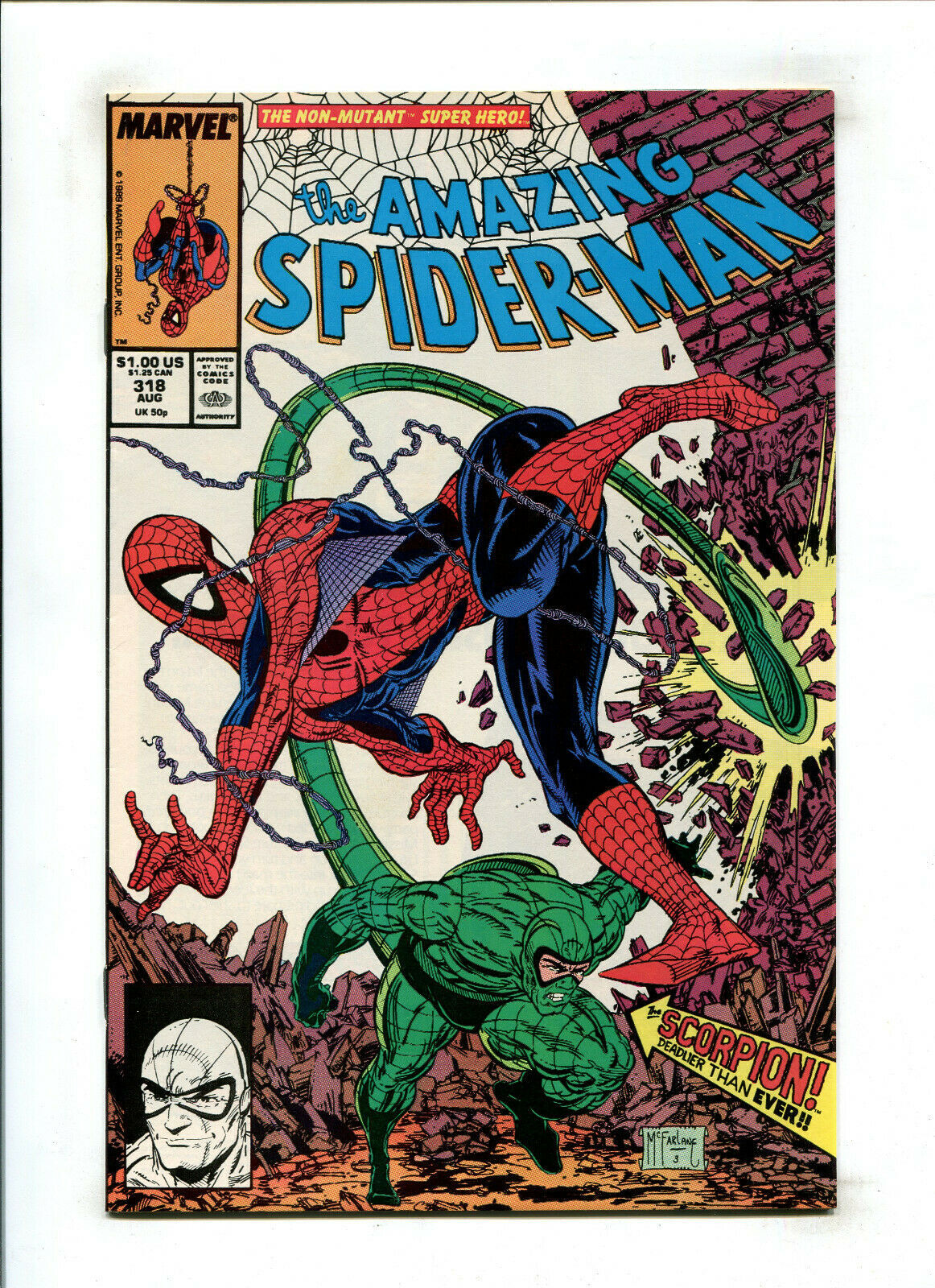Amazing Spider-Man #318 (9.4) Mcfarlane!! 1989 | Comic Books - Copper ...