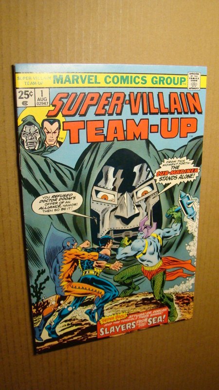 Super-Villain Team-Up 1 *High Grade* DR. Doom Tiger-Shark Sub-Mariner ...