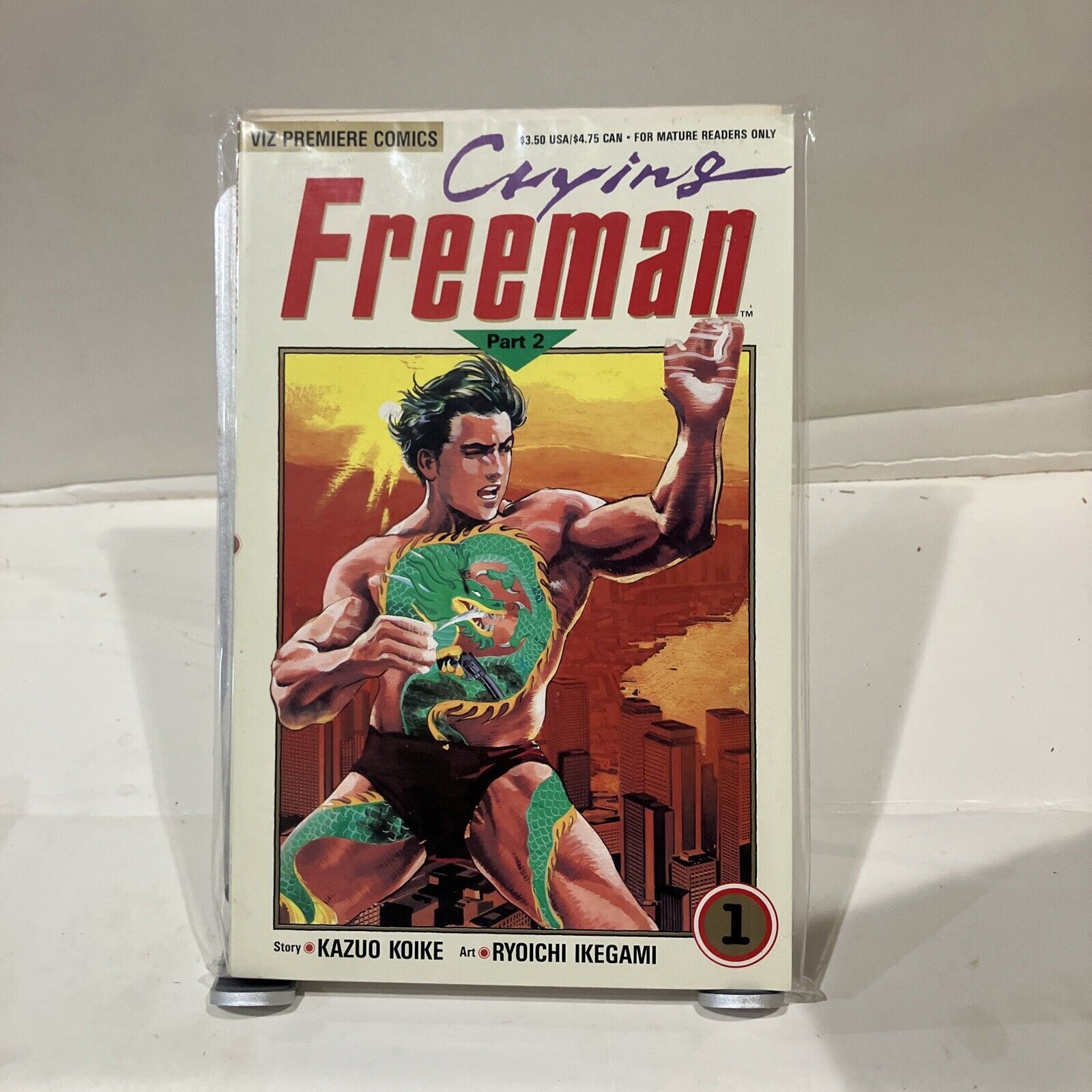 Crying Freeman Part 2 #1 1990 viz Comic Book | Comic Books - Copper Age ...