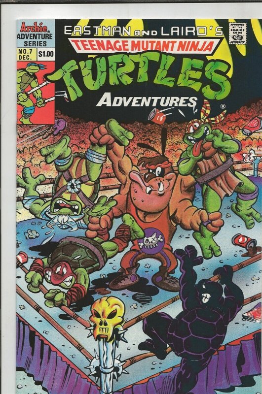 TMNT Adventures #7 ORIGINAL Vintage 1989 Archie Comics | Comic Books ...