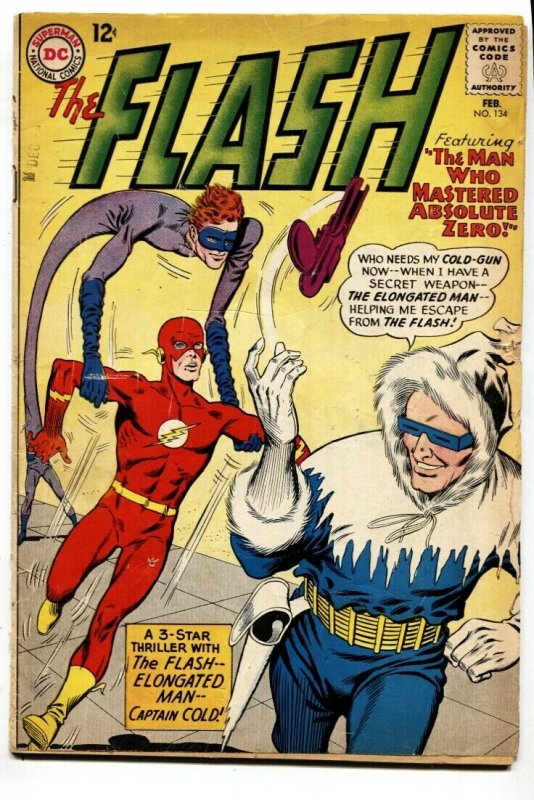 FLASH #134 1962-1st appearance of Professor Ira West. | Comic Books ...