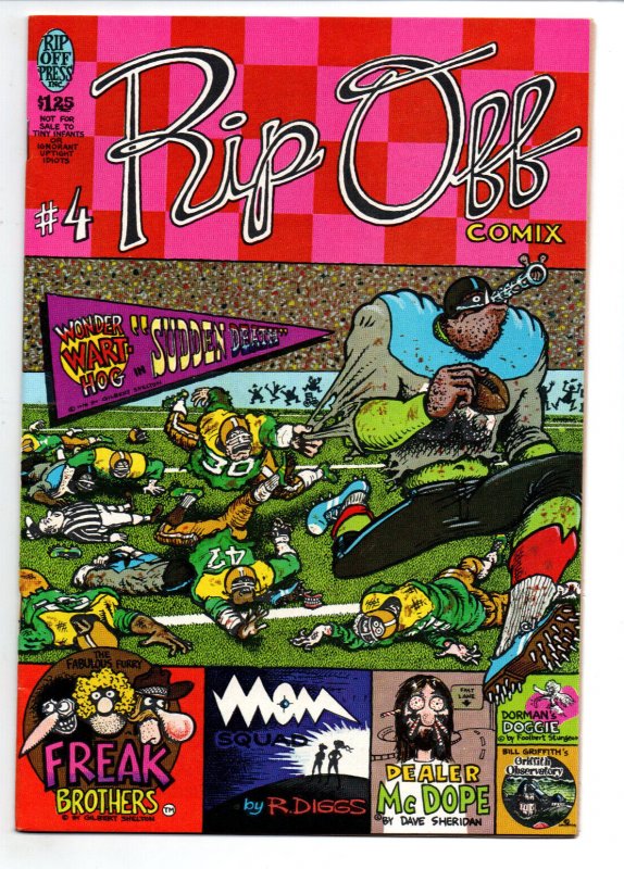 Rip Off Comix #4 - 2nd Print - Freak Brothers - Underground - VF ...