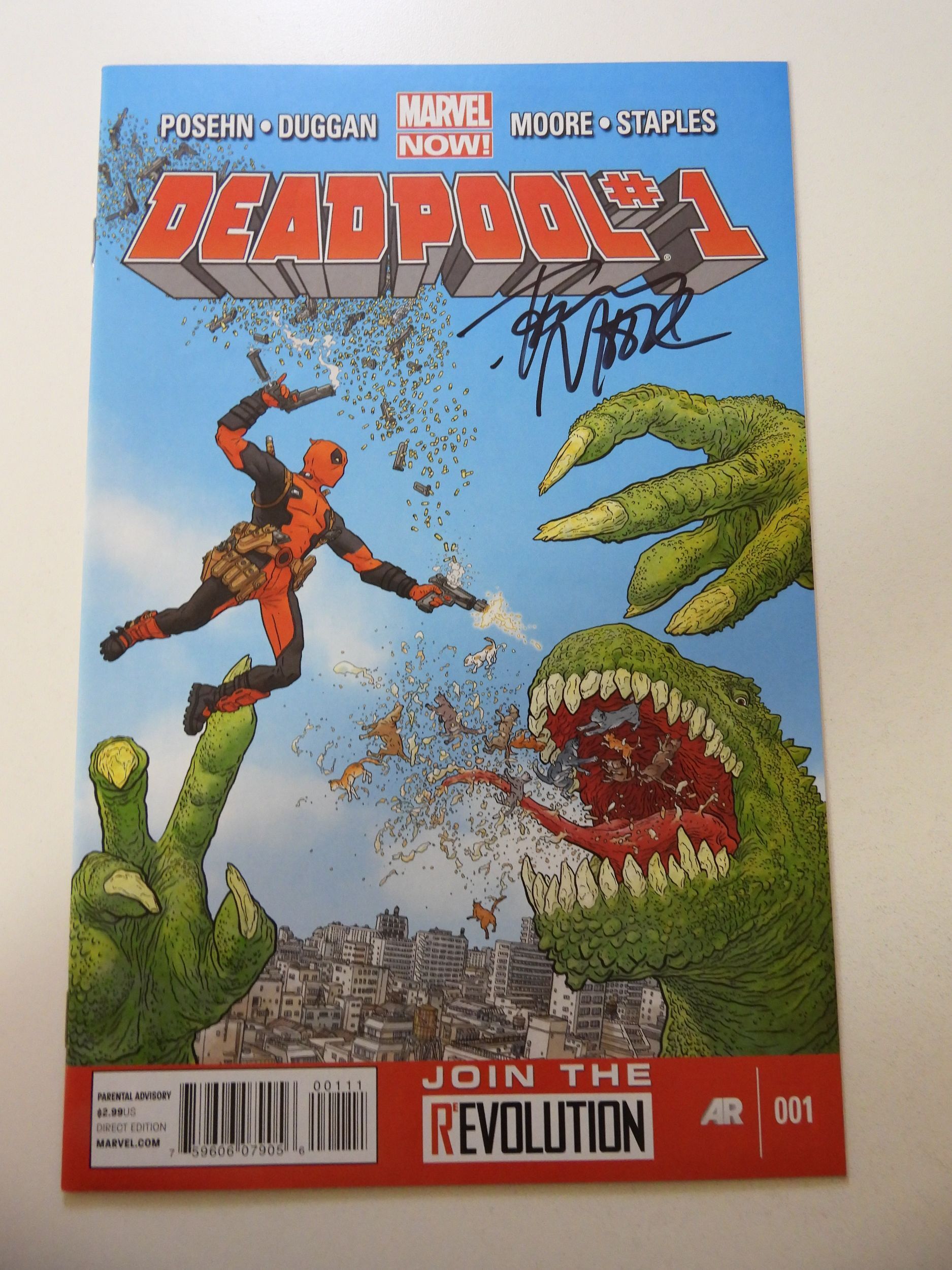 Deadpool #1 (2013) Signed! No cert VF+ Condition | Comic Books - Modern ...