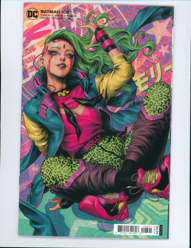 Batman #108 Artgerm Variant 1st appearance of Miracle Molly Master Wyze ...