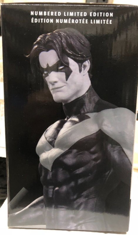 NIGHTWING DC Collectibles Batman Black & White by Jim Lee Statue LE ...