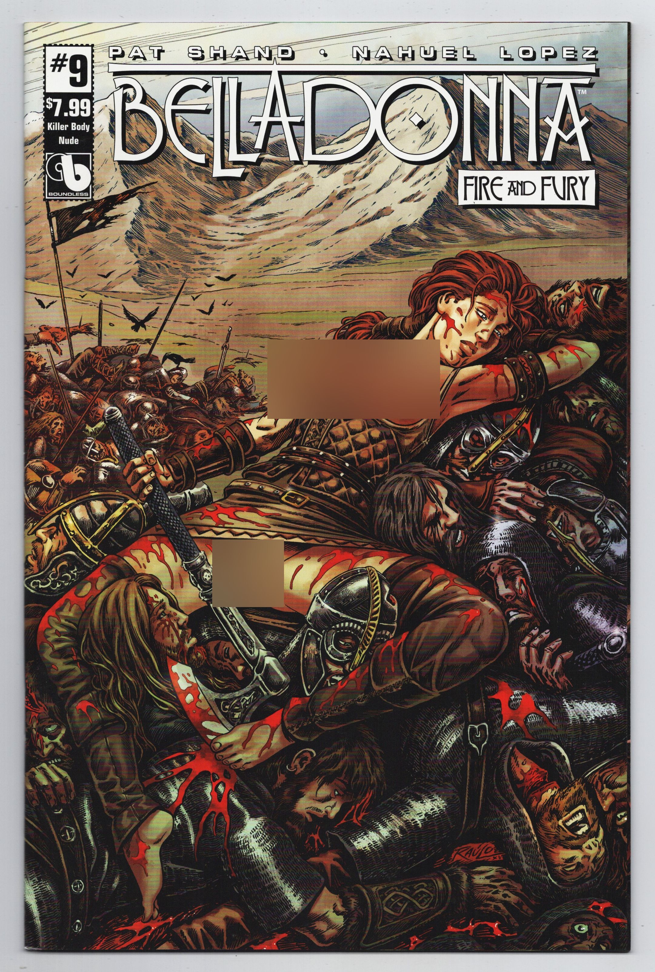 Belladonna Fire & Fury #9 Killer Body Nude Variant (Boundless, 2018) FN/VF | Comic Books ...