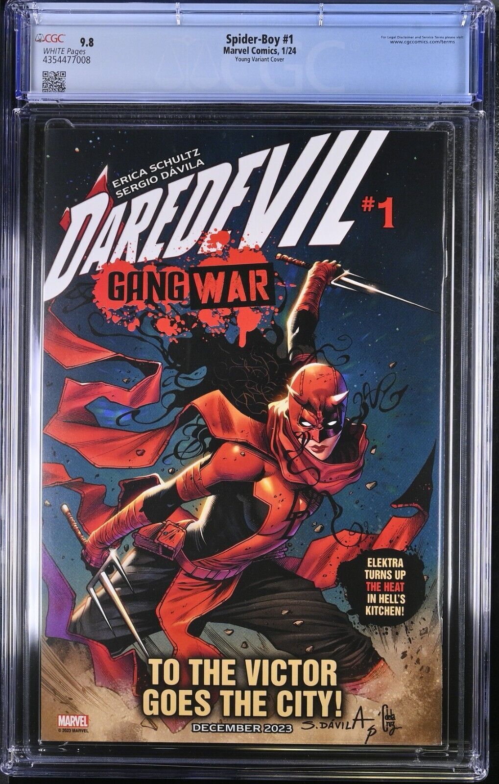 Spider-Boy #1 CGC 9.8 1st Gutterball & Hellifino Skottie Young Var ...