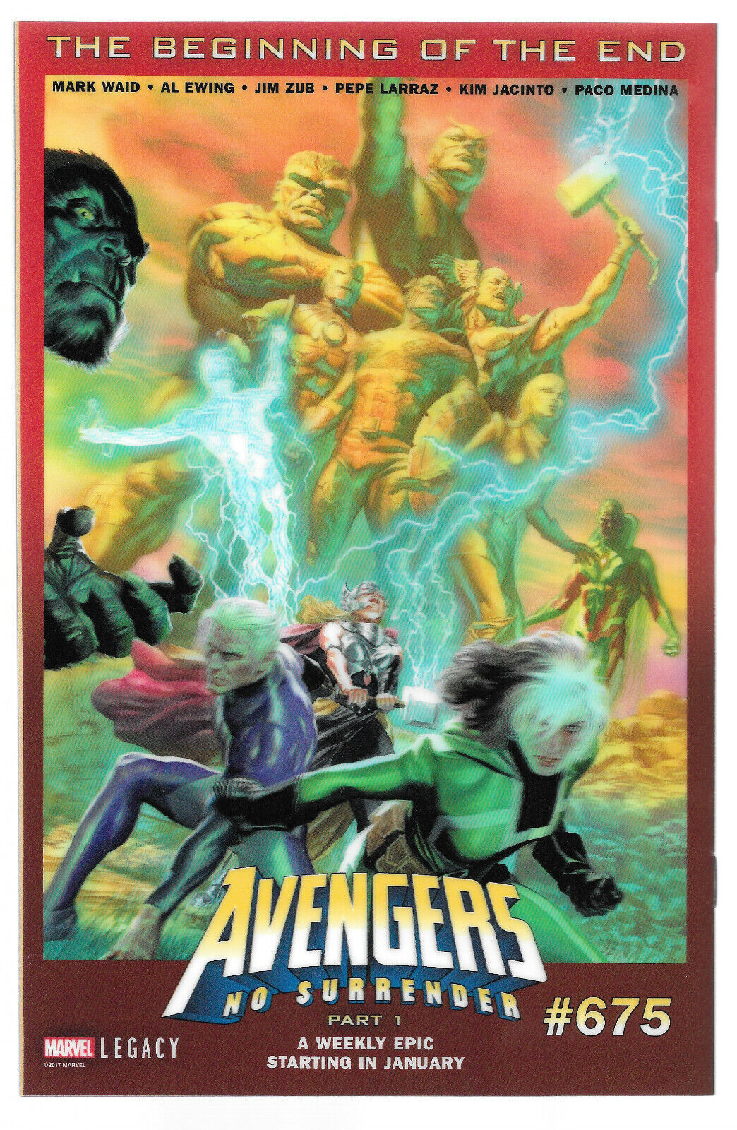 Incredible Hulk #709 Regular & Lenticular Cover Marvel Comics 2 Comics ...