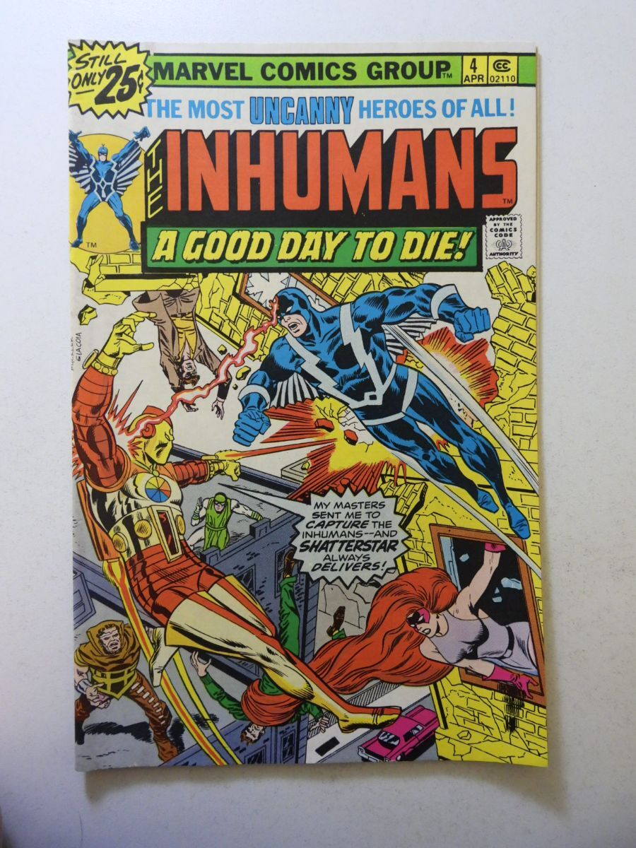 The Inhumans #4 (1976) FN+ Condition | Comic Books - Bronze Age, Marvel ...
