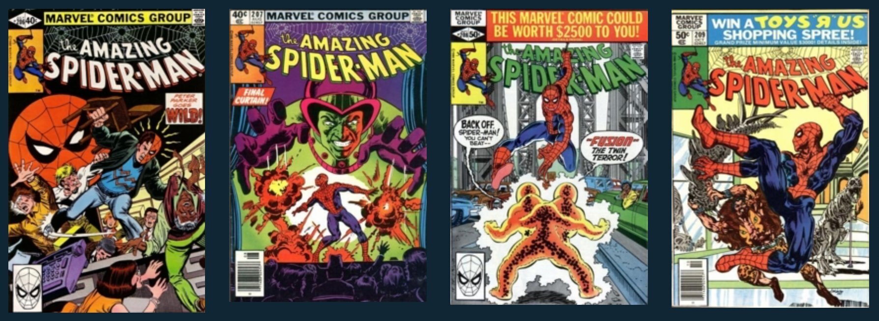 The Amazing Spider-Man #200-214 FULL RUN (1980) | Comic Books - Bronze ...