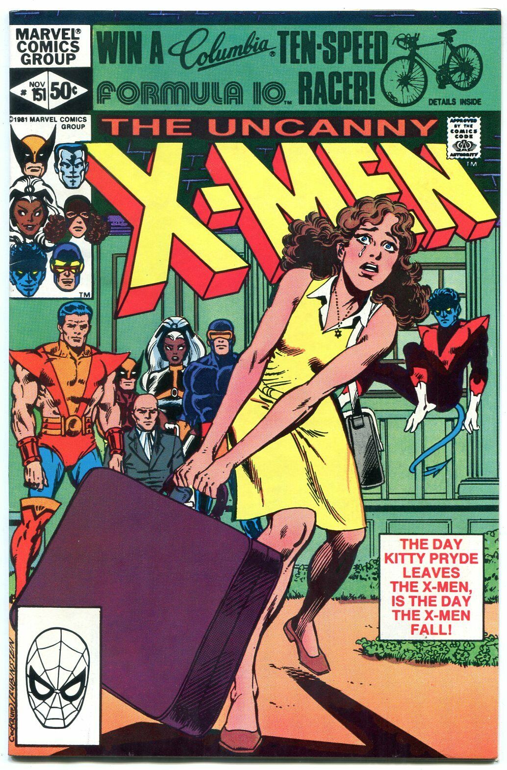 X-MEN #151 1981-Marvel Kitty Pride VF- | Comic Books - Bronze Age ...