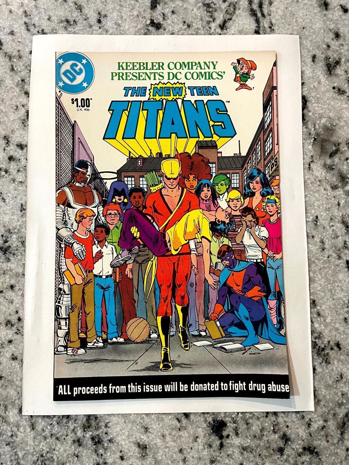 The New Teen Titans Drug Abuse Issue # 1 NM DC Comic Book Keebler Comp ...