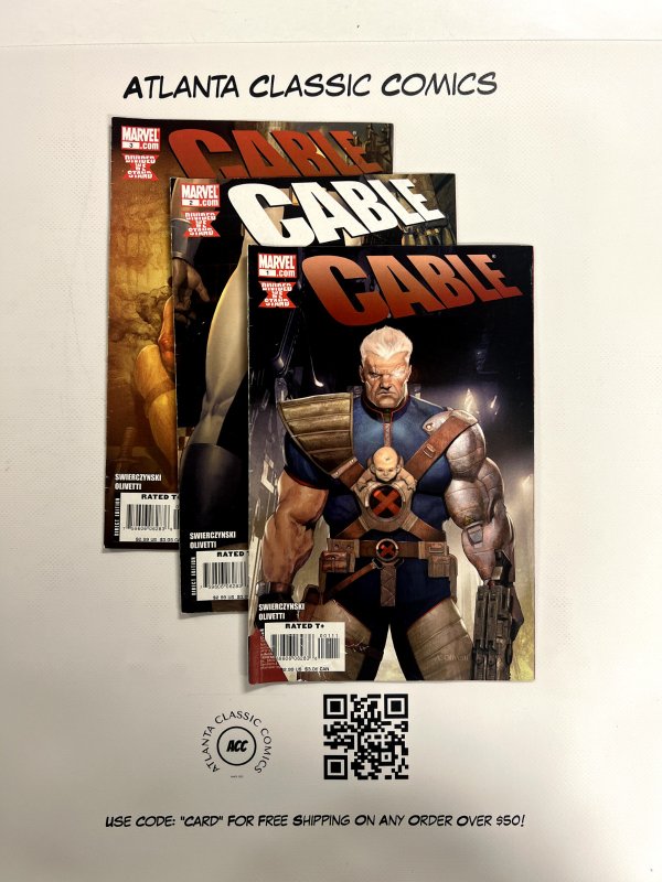 3 Cable Marvel Comic Books #1 2 3 Avengers Spiderman Thor Defenders 91 ...
